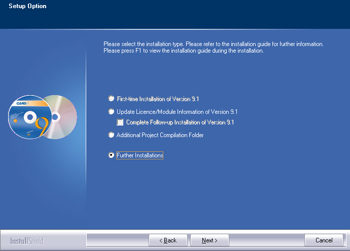 Further Installations